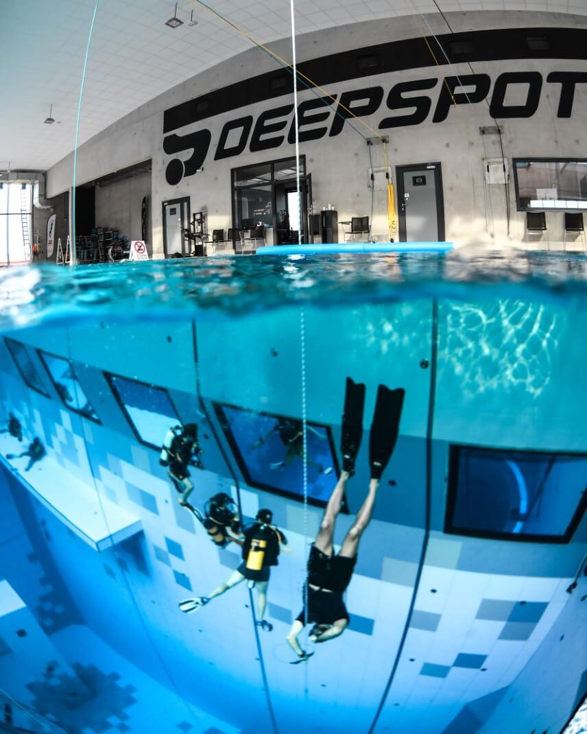 Wybierz sposób nurkowania w Deepspot - Freediving lub Scuba Diving
