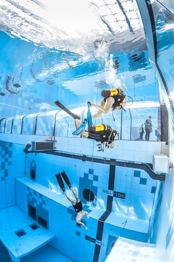 Choose how to dive in Deepspot - Freediving or Scuba Diving